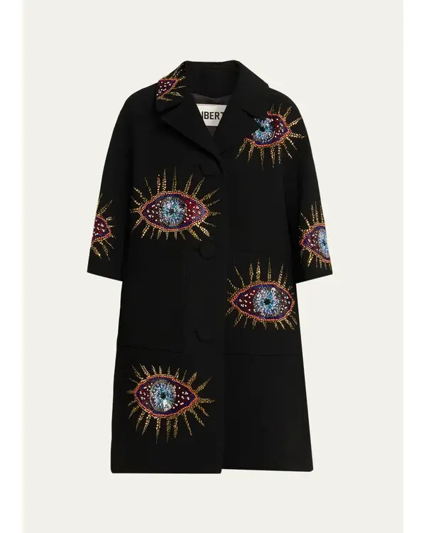Libertine Nazar Embellished Short-sleeve Coat