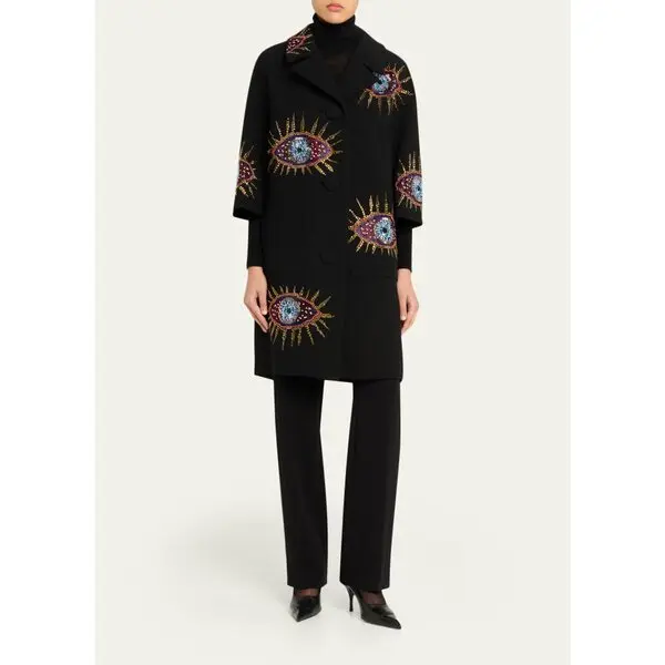 Libertine Nazar Embellished Short-sleeve Coat