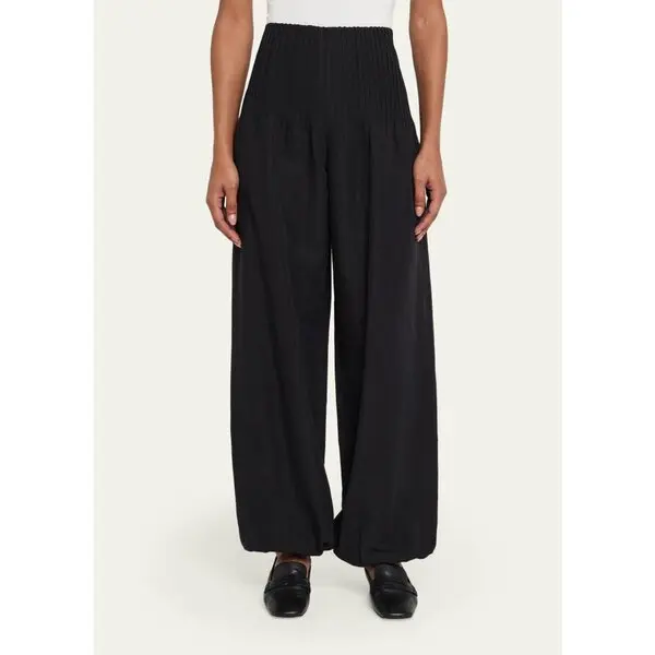 Vince Wide-leg Pintuck Pants