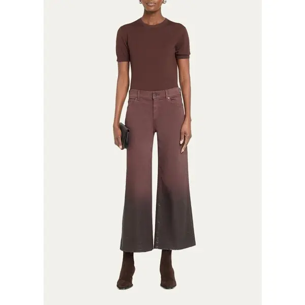 Kobi Halperin Rafaella Ombré Flared Crop Jeans