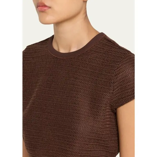 Simkhai Lidie Knit Crop Top