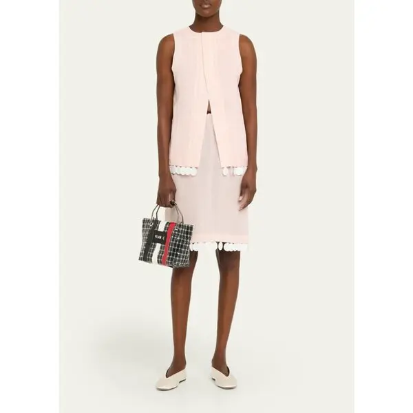 Plan C Small Woven Shopping Tote Bag