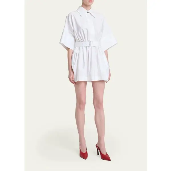 Givenchy Cinched Waist Mini Shirtdress