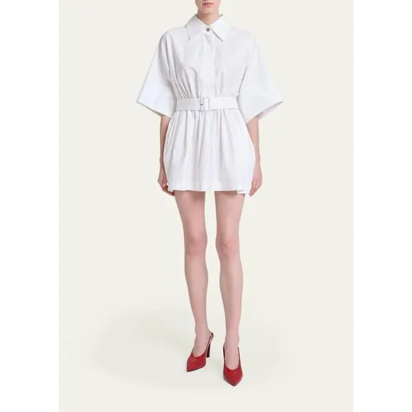 Givenchy Cinched Waist Mini Shirtdress