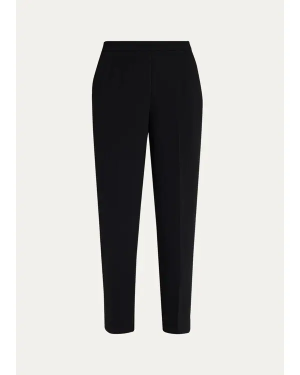 Kobi Halperin Aubree Tapered Crepe Ankle Pants
