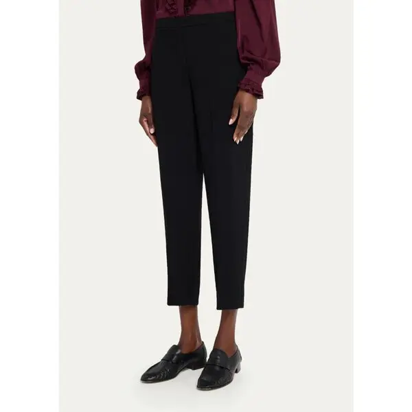 Kobi Halperin Aubree Tapered Crepe Ankle Pants