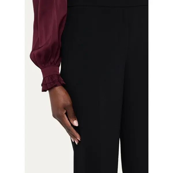 Kobi Halperin Aubree Tapered Crepe Ankle Pants