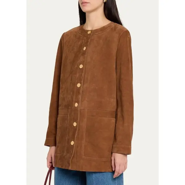 Kobi Halperin Linda Bonded Suede Coat