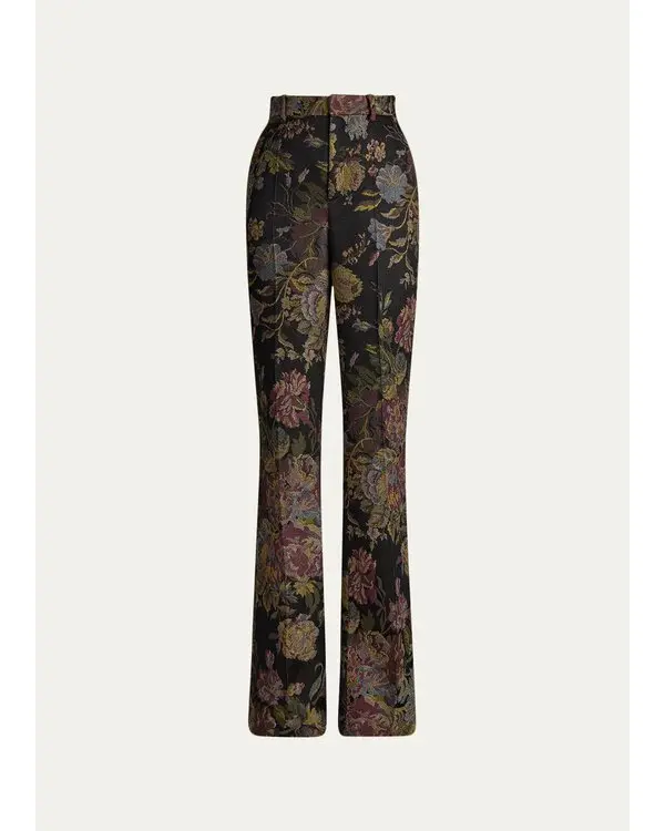 Ralph Lauren Wrigley Ii Floral Jacquard Pants