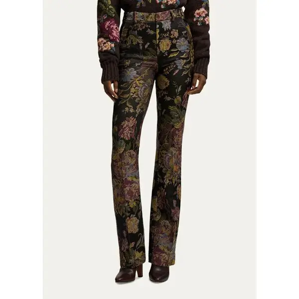 Ralph Lauren Wrigley Ii Floral Jacquard Pants