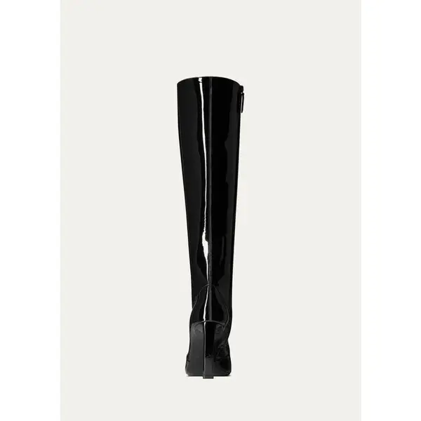 Saint Laurent Francoise Patent Leather Knee-high Boots