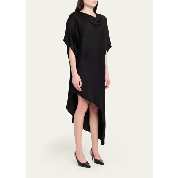 Simkhai Sadia Satin Mini Cape Dress