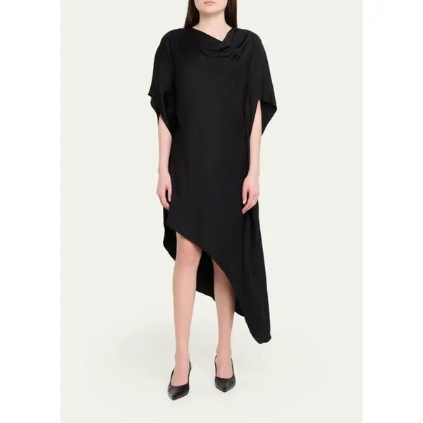 Simkhai Sadia Satin Mini Cape Dress