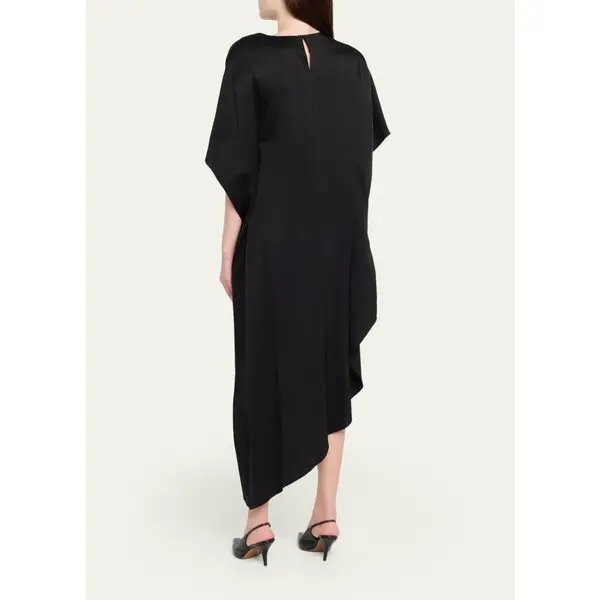Simkhai Sadia Satin Mini Cape Dress