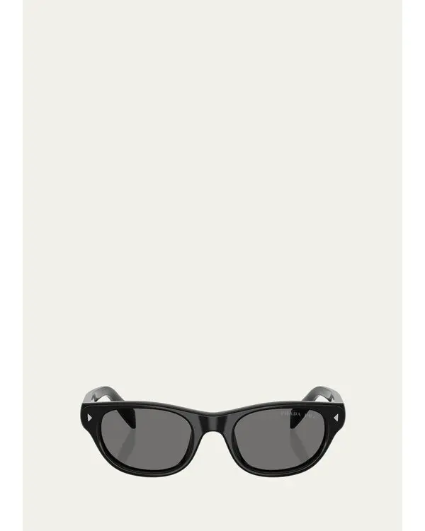 Prada Pr C08sf 52mm Cat-eye Sunglasses - Black