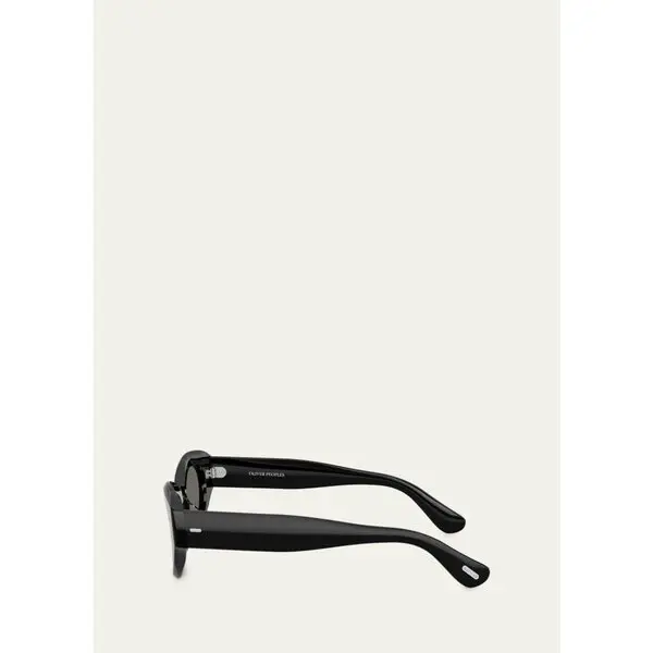 Oliver Spencer Lerrue Oval Sunglasses
