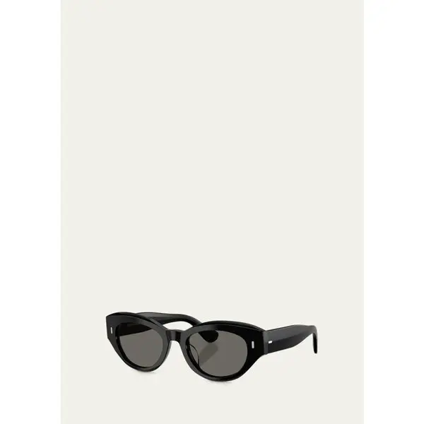 Oliver Spencer Lerrue Oval Sunglasses