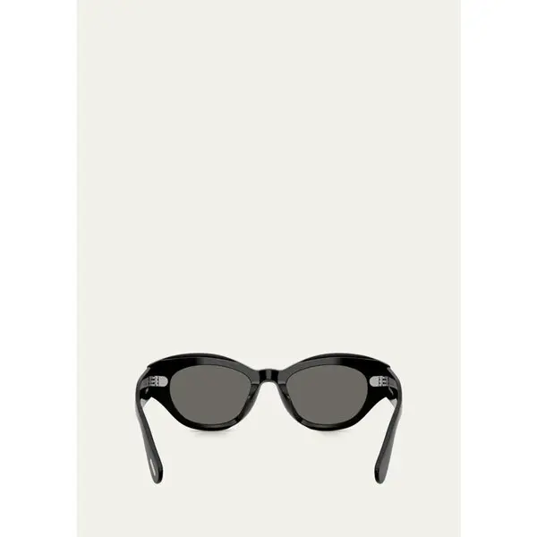 Oliver Spencer Lerrue Oval Sunglasses