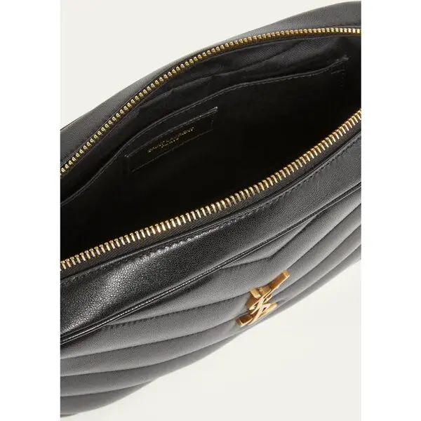 Saint Laurent Loulou Chevron Quilted Crossbody Bag