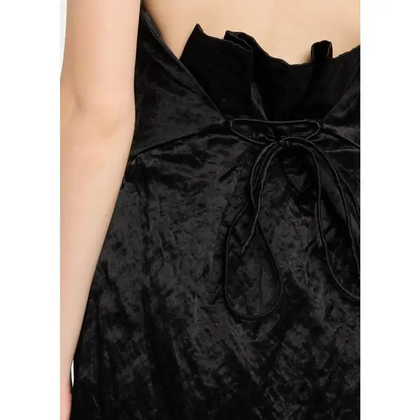 FFORME Maisie Sculpted Halter Column Dress - Sand