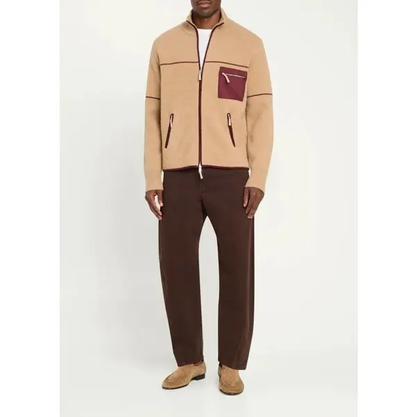 Guest In Residence Louis Felted Wool-cashmere Zip-front Jacket