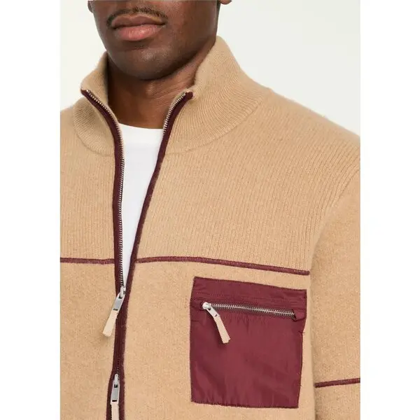 Guest In Residence Louis Felted Wool-cashmere Zip-front Jacket