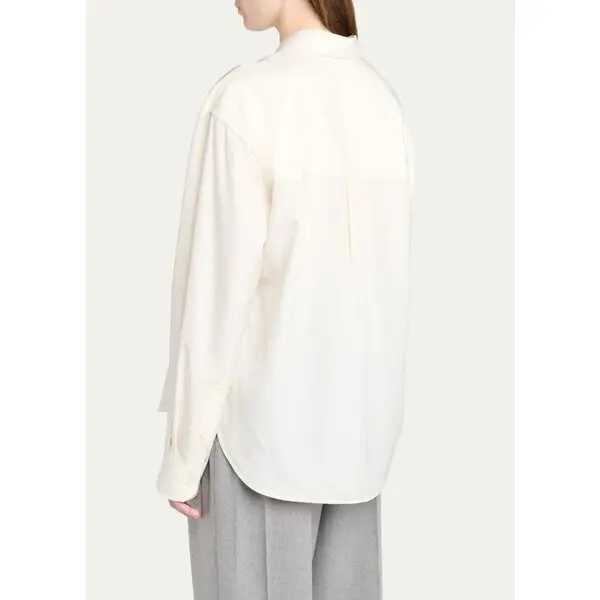 Bottega Veneta Silk Taffeta Button-down Shirt