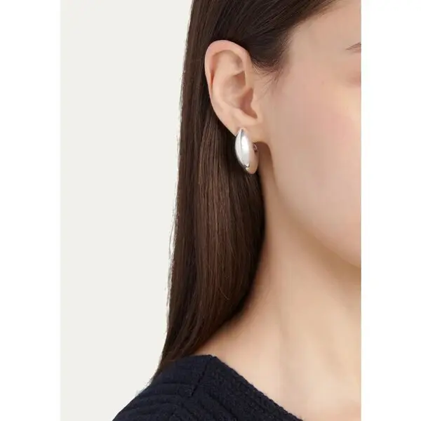 Bottega Veneta Curved Drop Earrings
