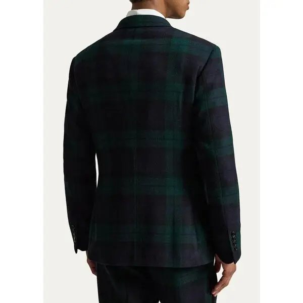 Polo Ralph Lauren Polo Tailored Fit Plaid Tuxedo Jacket