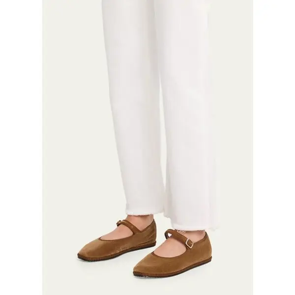 VIBI VENEZIA Delfina Velvet Mary Janes