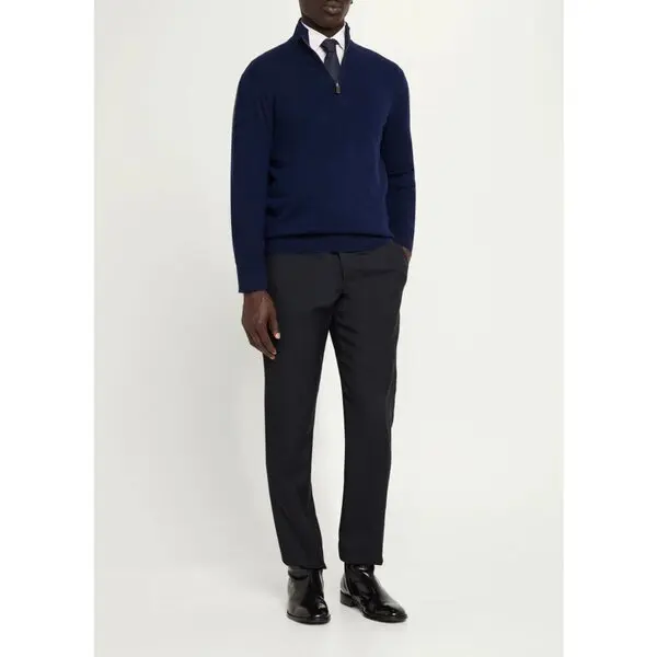 Polo Ralph Lauren Cashmere Half-zip Sweater - Blue