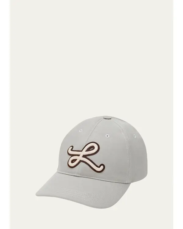 Loewe L-patch Baseball Cap - Shell Grey
