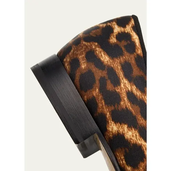 VIBI VENEZIA Print Silk Loafers