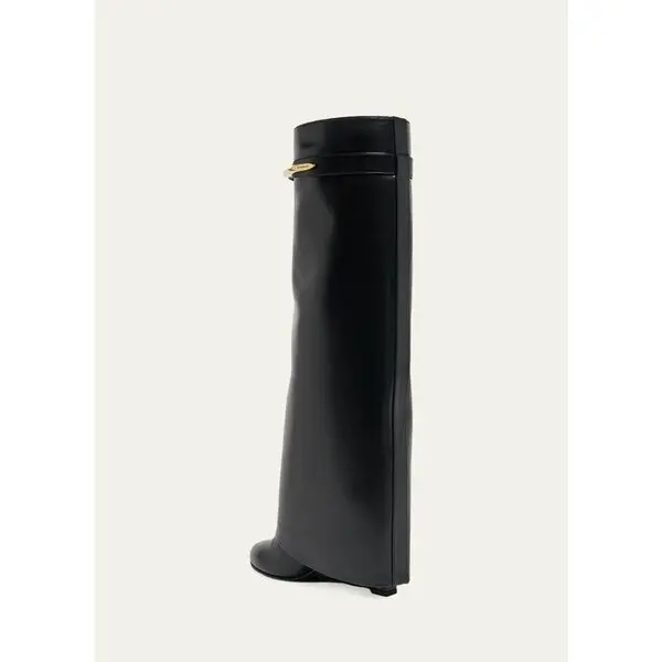 Givenchy Shark Pinch Leather Boots - Black