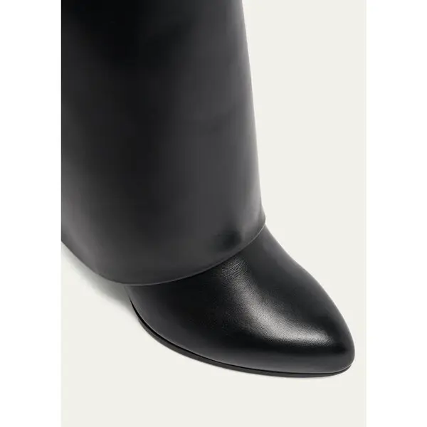 Givenchy Shark Pinch Leather Boots - Black