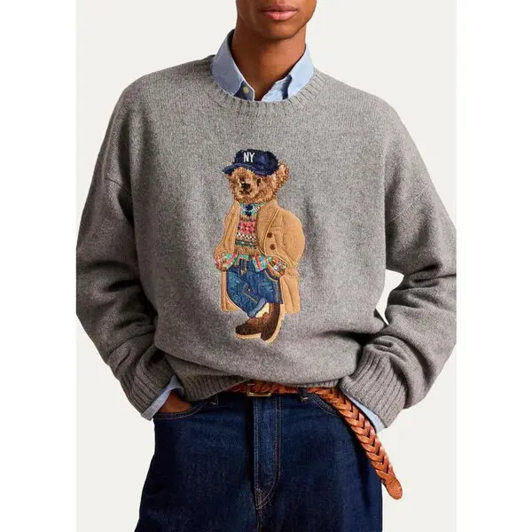 Polo Ralph Lauren Wool-blend Polo Bear Sweater