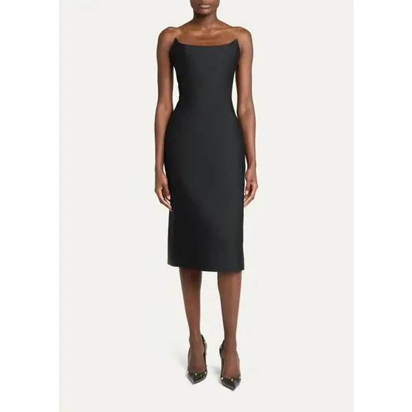 Balenciaga Bustier Midi Dress