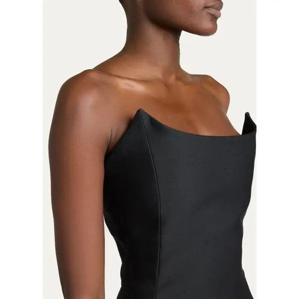 Balenciaga Bustier Midi Dress