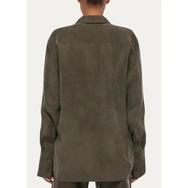 Helmut Lang High-low Hem Draped Shirt