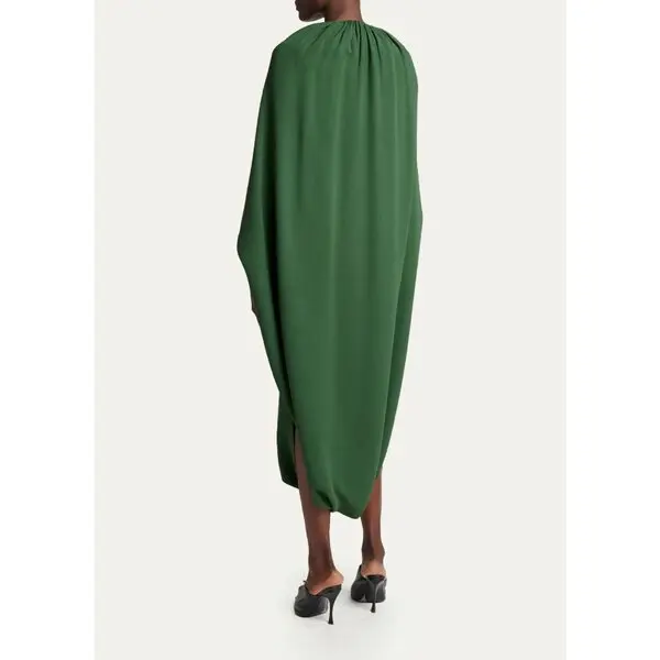 Balenciaga Cape Draped Dress