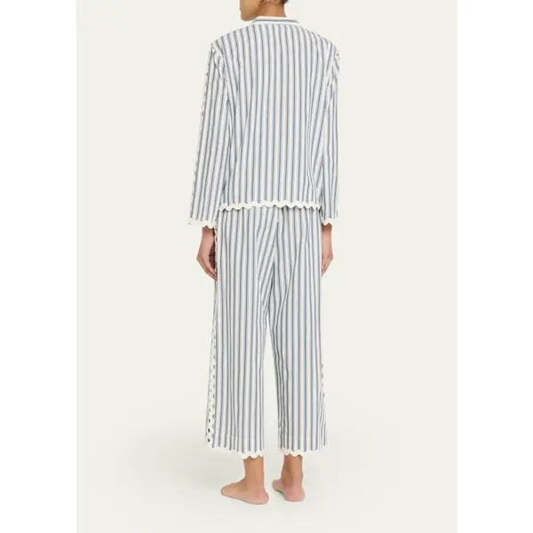 Sea Richa Stripe Long-sleeve Cotton Top