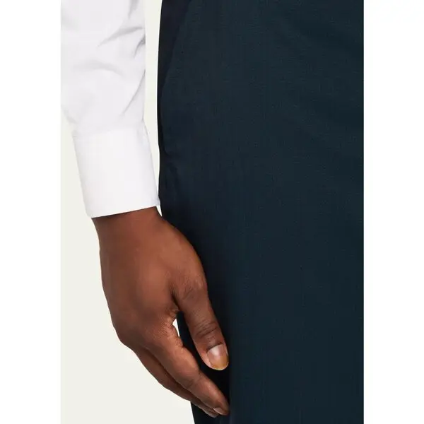 Kiton Wool Micro-herringbone Two-piece Suit