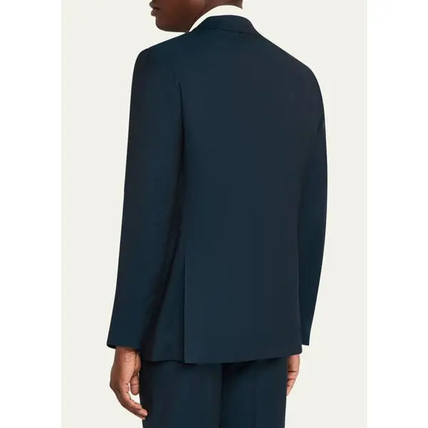 Kiton Wool Micro-herringbone Two-piece Suit