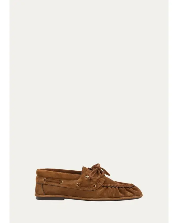Saint Laurent Le Suede Boat Loafers
