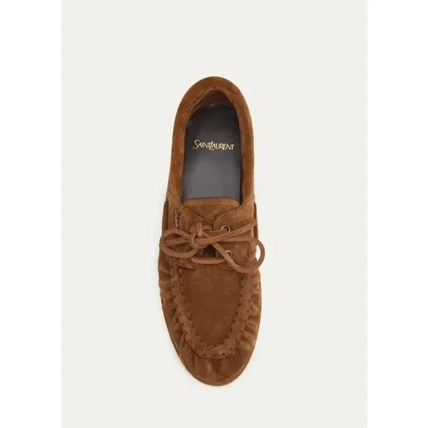 Saint Laurent Le Suede Boat Loafers