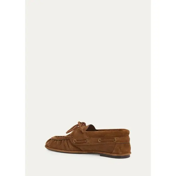 Saint Laurent Le Suede Boat Loafers