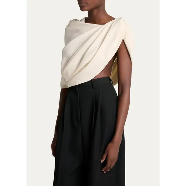 Balenciaga One Shoulder Top