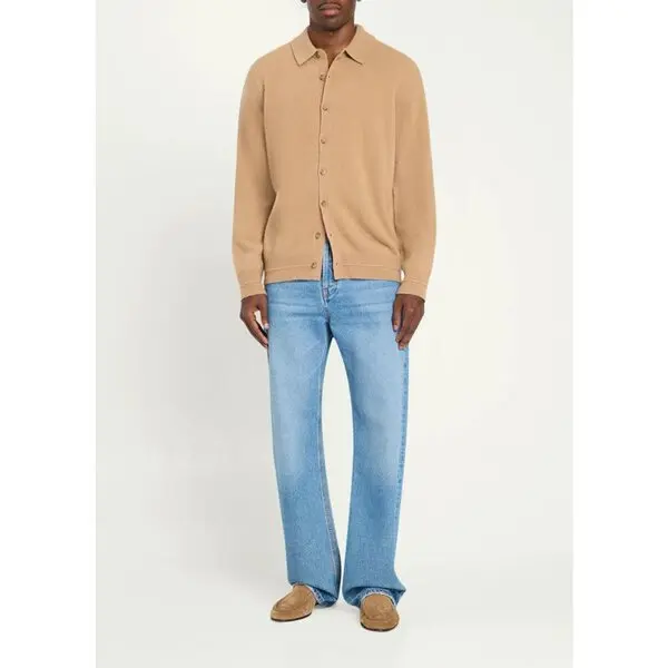 Guest In Residence Solid Cashmere & Wool Shirt