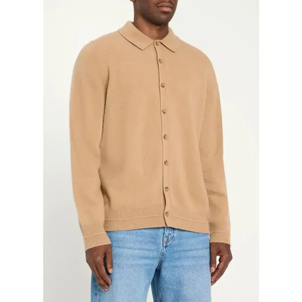 Guest In Residence Solid Cashmere & Wool Shirt