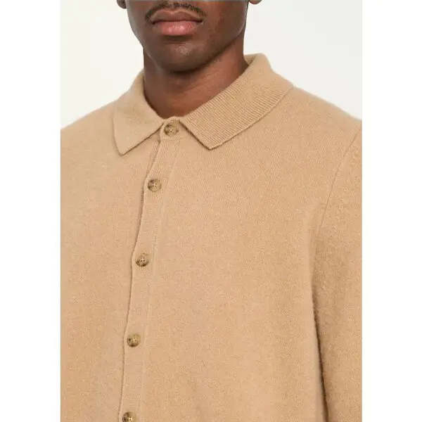Guest In Residence Solid Cashmere & Wool Shirt